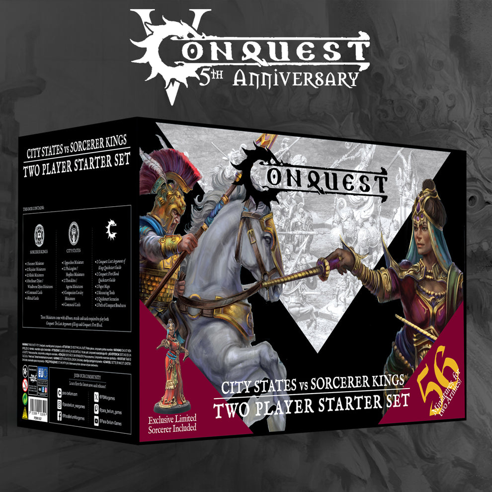 Conquest Two Player Starter Set - Sorcerer Kings vs City States ...