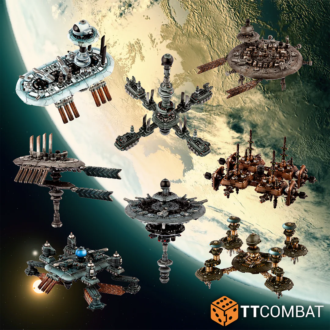 Dropfleet Commander Modular Space Stations – Manaforge Games